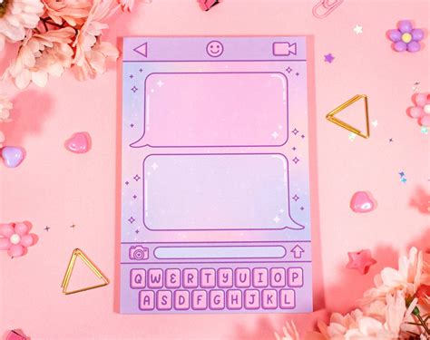 Text Message Notepad Sewschnuffel