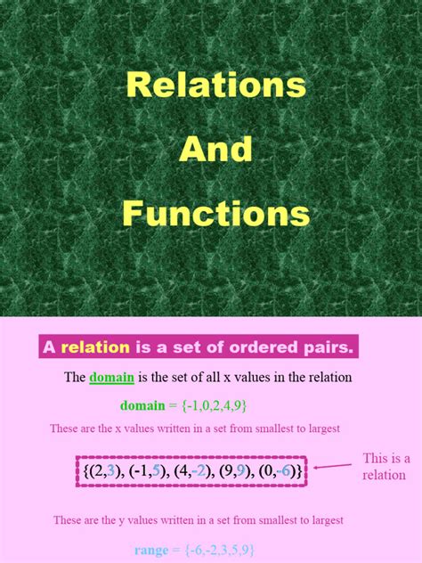 relations and functions general mathematics pdf function