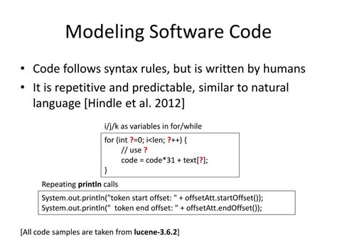 PPT Natural Language Models For Predicting Programming Comments