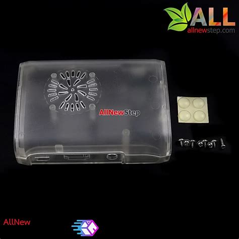 Raspberry Pi 23 Shell Case Box กล่อง เคส Raspberry Pi 23 สีใส ติดพัด
