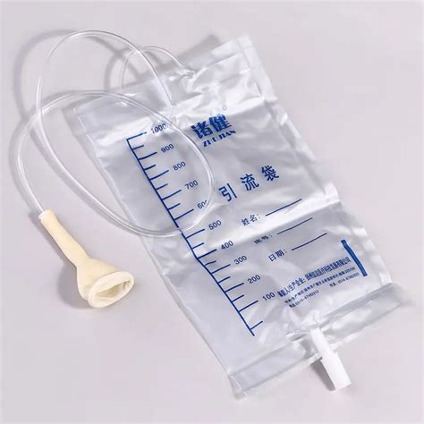 재사용 가능한 의료용 라텍스 슬리브 타입 소변 가방 남성 배수 카테터 가방 소변 수집기 가방 소변 소변 홀더 1000ml 1 개 Aliexpress