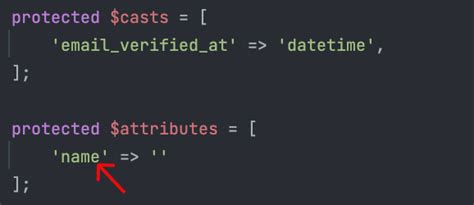 Feature Request Auto Complete Model Properties On Attributes Field · Issue 614 · Laravel