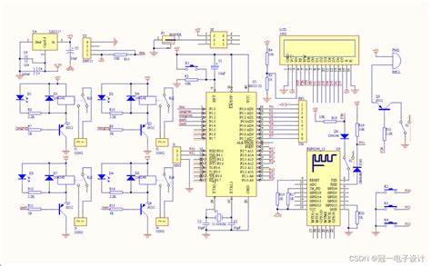 56、基于51单片机 Wifi温湿度加四个继电器报警温湿度最小系统继电器电路 Csdn博客
