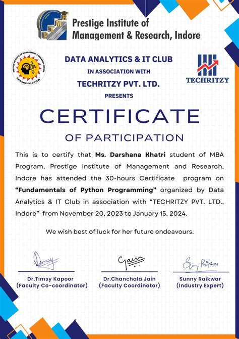 Darshana Khatri On Linkedin Python Certification Codingskills