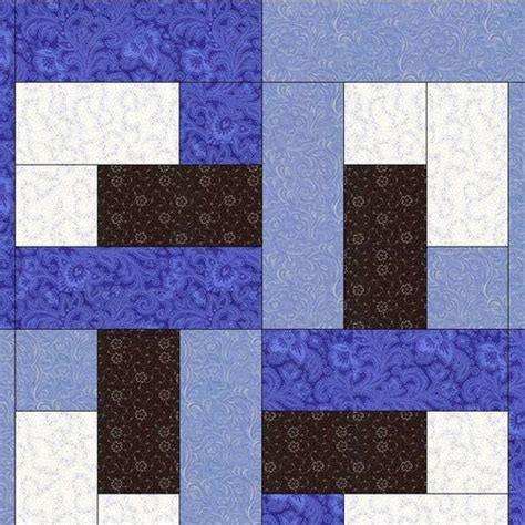 Digital PDF Quilt Block Patterninterlocking Square Quilt Etsy