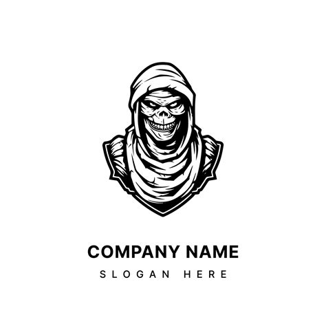 Unleash The Terror With This Creepy Mummy Hand Drawn Logo Design