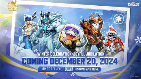 Marvel Rivals Winter Celebration Event Is Live Adds Free Jeff Skin And