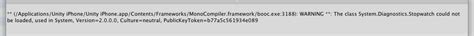 Boocexe Error Message Unity Engine Unity Discussions