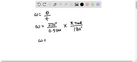 Solved A Wheel Rotates Through 270 Degrees In 05 S If The Angular Speed Is Constant Find The