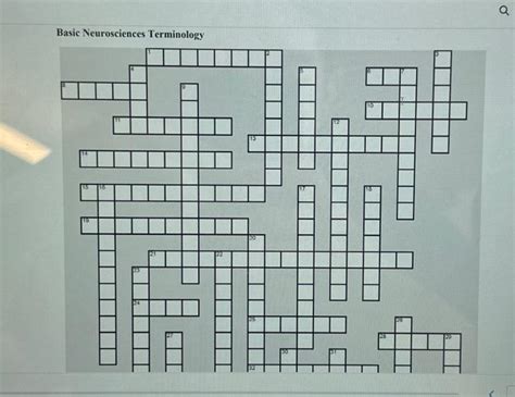 Solved Basic Neurosciences Terminology 1 A