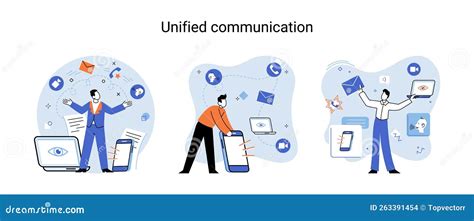 Unified Communication Metaphor Social Media Creative Idea Online