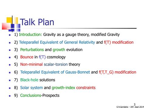 Ppt Introduction To Teleparallel And F T Gravity And Cosmology Powerpoint Presentation Id