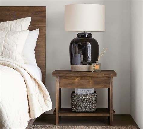Miller Ceramic Table Lamp Black Pottery Barn Australia