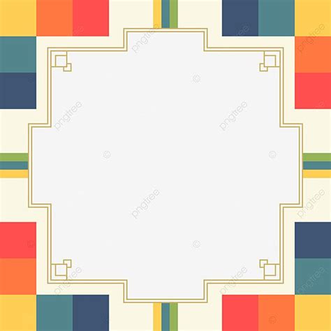 한국 전통 테두리 프레임 다채로운 문화 전통문양 일러스트 무늬 장식 한국어 Png 일러스트 및 벡터 에 대한 무료 다운로드 Pngtree 한국 공예 테두리