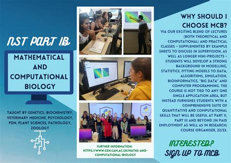 Mathematical And Computational Biology Department Of Genetics
