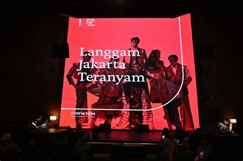 Ifw 2024 Angkat Tema “langgam Jakarta Teranyam”