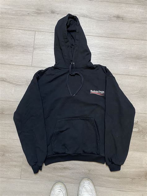 Balenciaga Balenciaga Campaign Hoodie Black Grailed