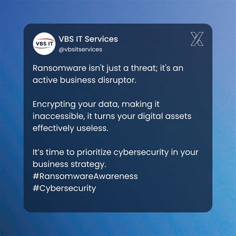 How To Prevent Ransomware Attacks And Protect Your Data Vbs It Services Posted On The Topic