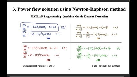 Power Flow Solution Using Newton Raphson Method Matlab Code বাংলা