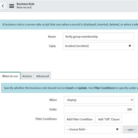 Servicenow Business Rule Interview Questions