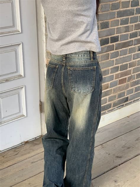 프롬나인틴 2color 빈티지워싱 데님 팬츠 위시버킷