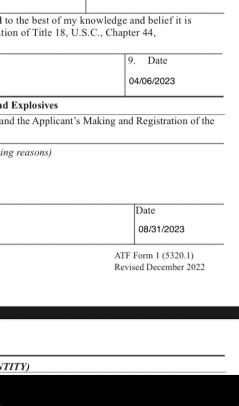 Amnesty Form 1 Approval 148 Days Rctguns