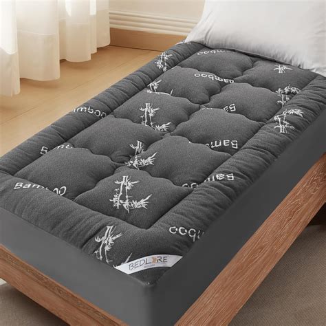 Bedlore Twin Xl Mattress Topper Viscose Derived From Bamboo