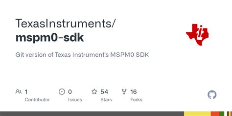 GitHub TexasInstruments Mspm Sdk Git Version Of Texas Instrument S MSPM SDK