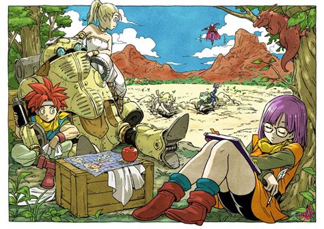 Lucca Ashtear Crono Ayla Marle Robo And 2 More Chrono Trigger