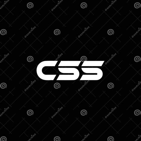 Css Letter Logo Design On Black Background Css Creative Initials