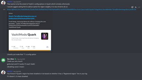 1182 Quark Terrablender Integration Issue · Issue 3943