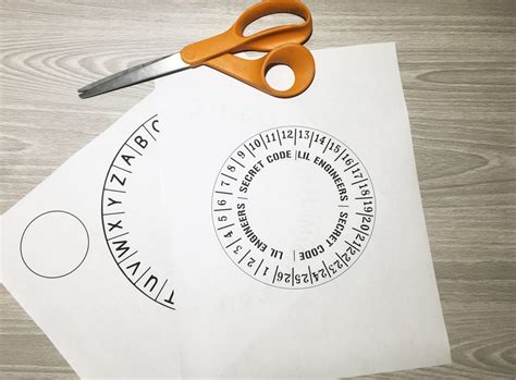 Make Your Own Secret Decoder Ring Little Bins For Little Hands
