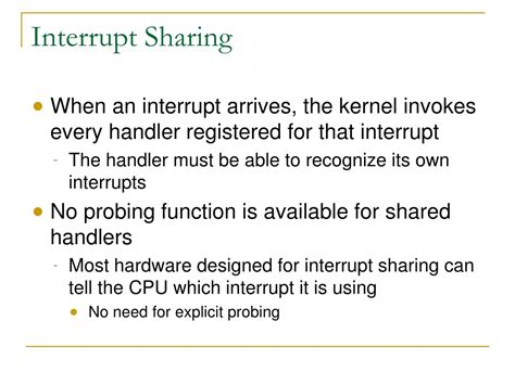 Ppt Interrupt Handling In Linux Kernel Programming Overview
