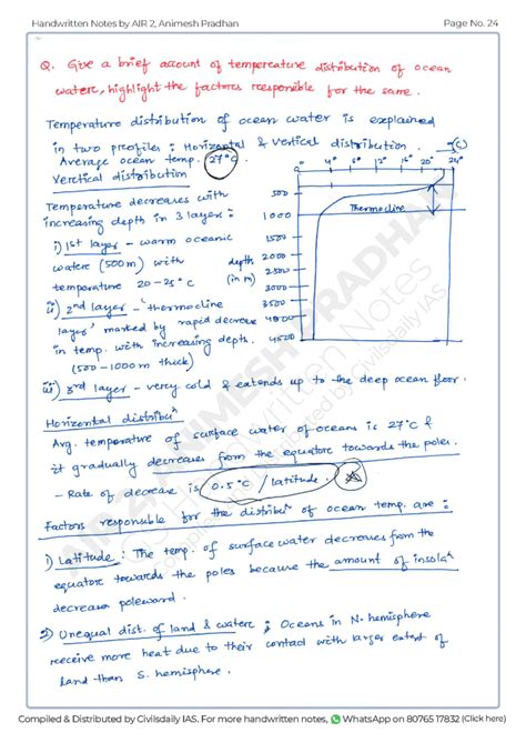Animesh Pradhan AIR 2 UPSC CSE 2023 Geography Handwritten Notes Upsccopycenter
