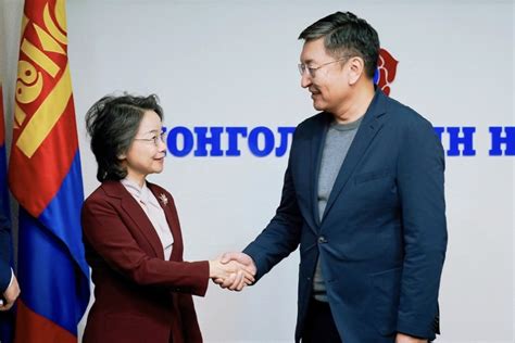 Элчин сайд Шэнь Миньжуань Монгол Ардын Намын Ерөнхий Нарийн Бичгийн дарга Я Содбаатартай уулзав