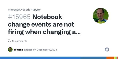 Notebook Change Events Are Not Firing When Changing A Kernel Issue