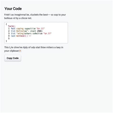 Mastering The Copy Button HTML Code A Comprehensive Guide Best HTML Code