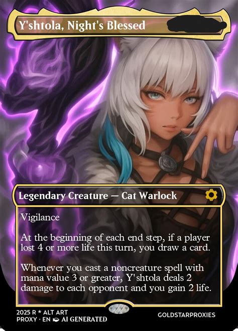 Yshtola Nights Blessed Alt Art Proxy Etsy
