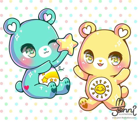 🌸🐰 J E N N I 🐰🌸 On Instagram Wish Bear And Funshine Bear Carebears 🐻💛💚
