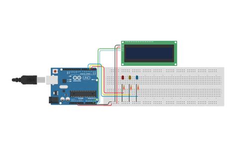 Circuit Design Lcd Ekran Tinkercad