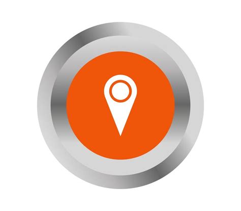 Premium Vector Gps Button Premium Vector Gps Button