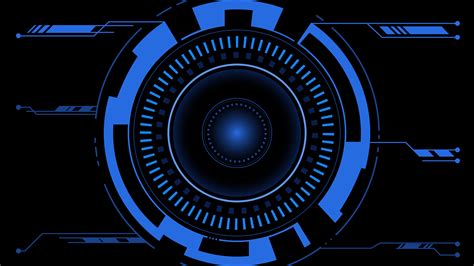 Download Futuristic Blue Black Royalty Free Stock Illustration Image