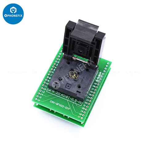 Qfn 32 40 Bt 0 5 01 To Dip32 Burn In Socket Gold Plated Test Fixture