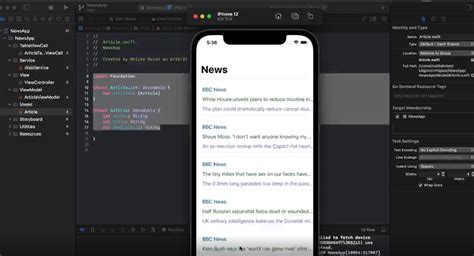 News App Built Using Swift Newsapi And Mvvm