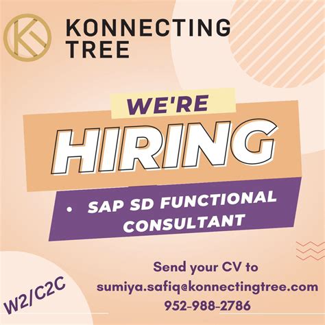 Sumiya Safiq On Linkedin Immediatehiring Sapjobs Sd Otc