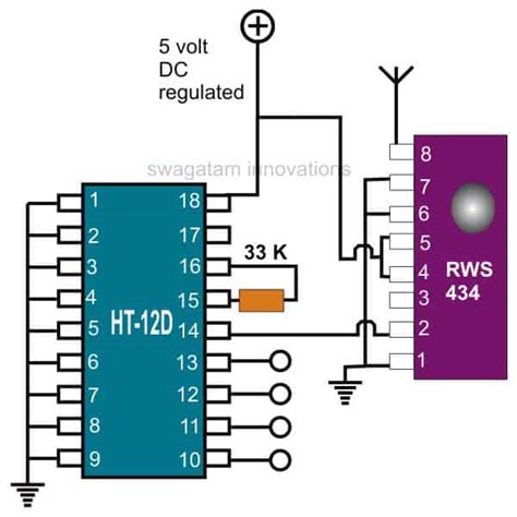 Simple RF Remote Control Circuit Without Microcontroller Atelier Yuwa
