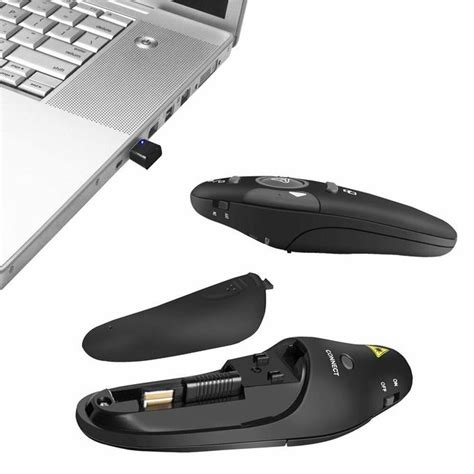 Generic 24g Wireless Laser Pointer Red Presenter Led Usb Pen Ppt Remote Control Powerpoint