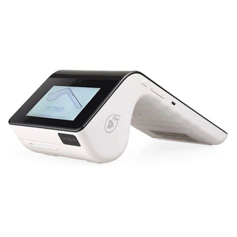 Android Handheld POS Terminal With EMV Card Reader PT In Printers From Computer Office