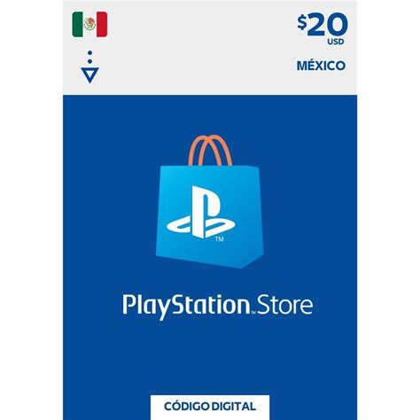 Psn Card 20 Usd México Playstation Network 20 Scheda