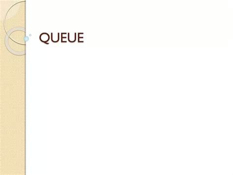 ppt queue powerpoint presentation free download id 3835243